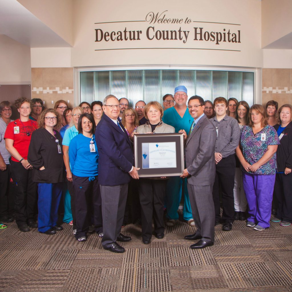 Staff Receives Certificate of Accreditation - Decatur County Hospital