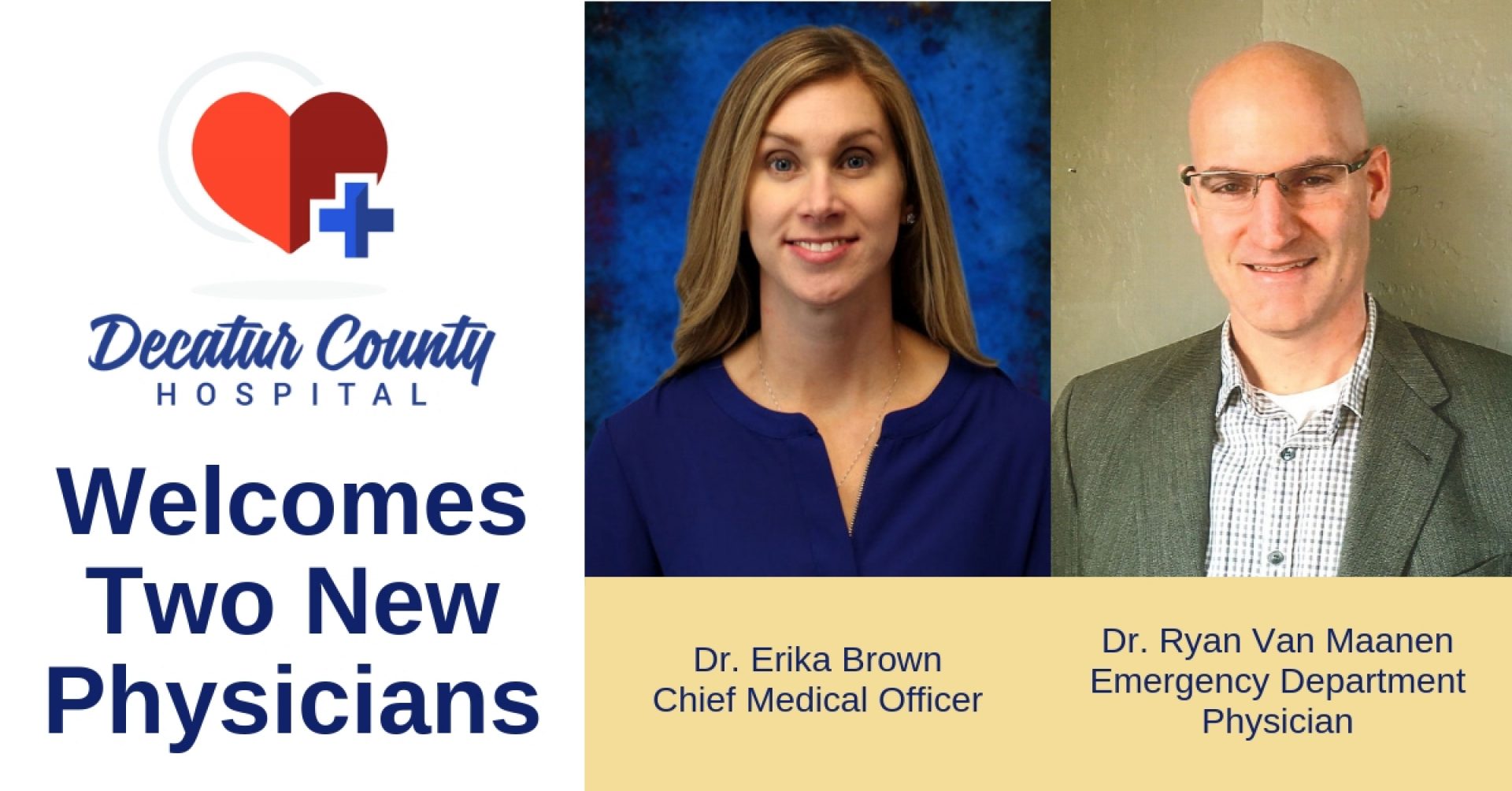 DCH Welcomes New Full-Time Providers - Decatur County Hospital