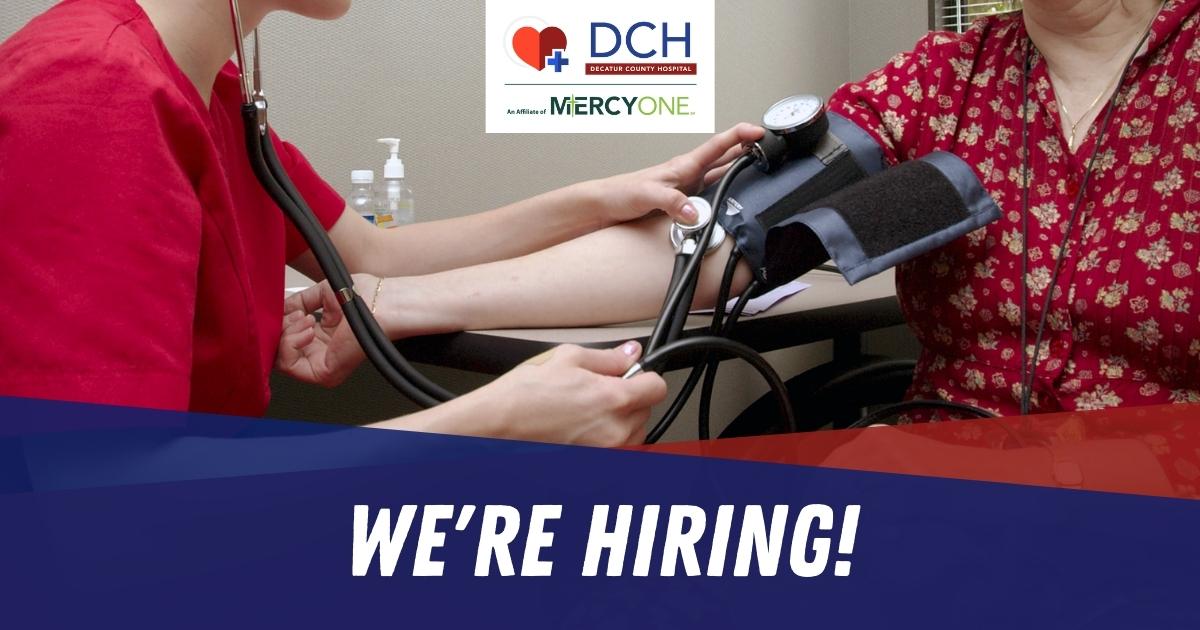 Healthcare Career Opportunities at Decatur County Hospital in Leon, Iowa